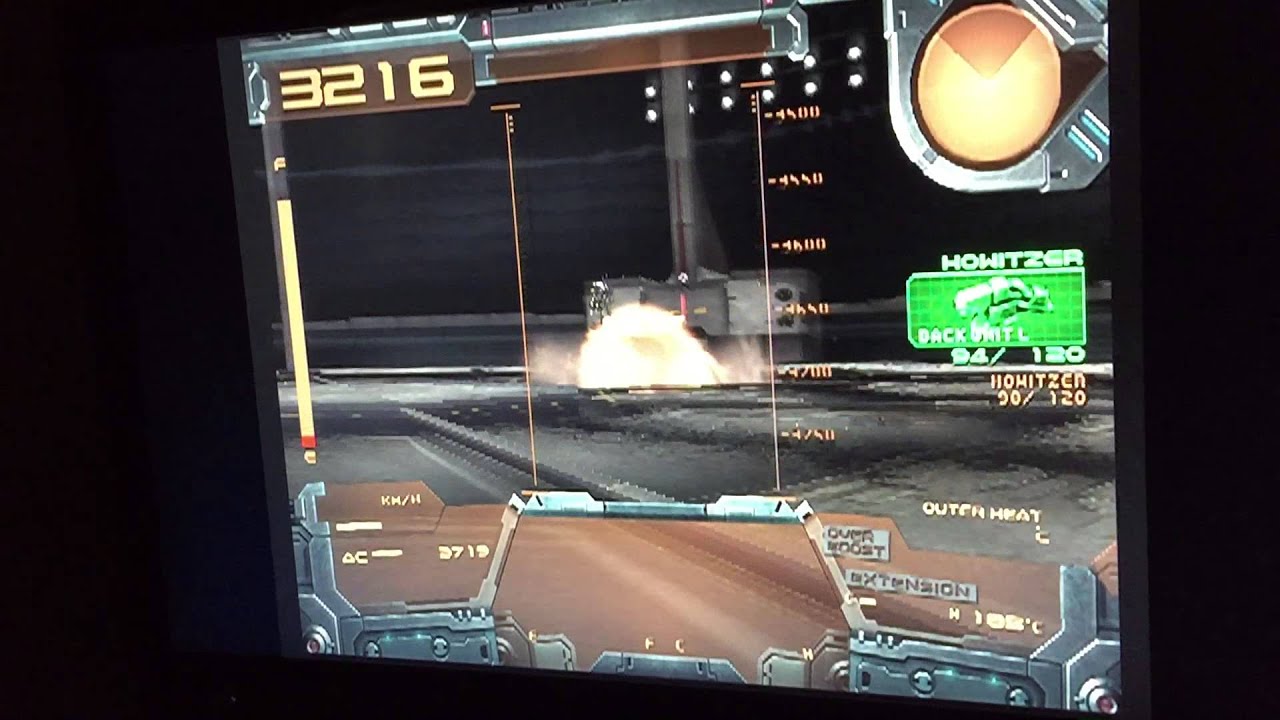 Armored Core: Silent Line - Mobius arena battle (cockpit view) - YouTube