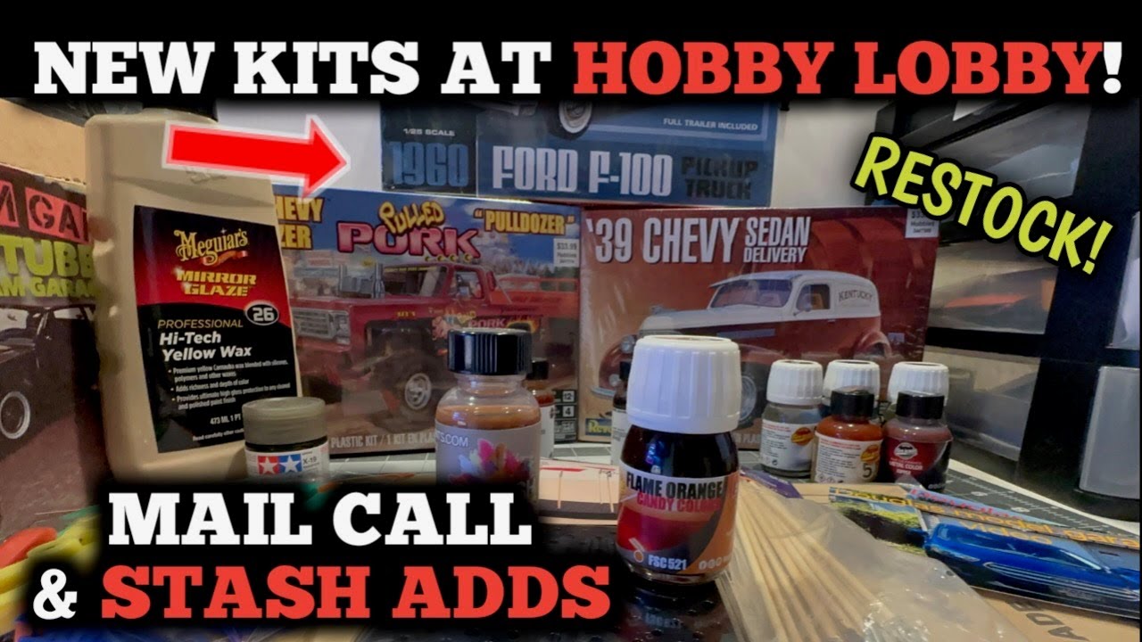 BEST Wax for Model Cars?! New Kits Mail Call & Stash Adds - YouTube