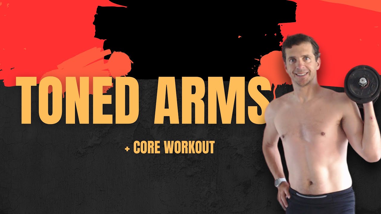 21 MIN TONED ARMS & CORE Workout - With Dumbbells - FOLLOW ALONG ...