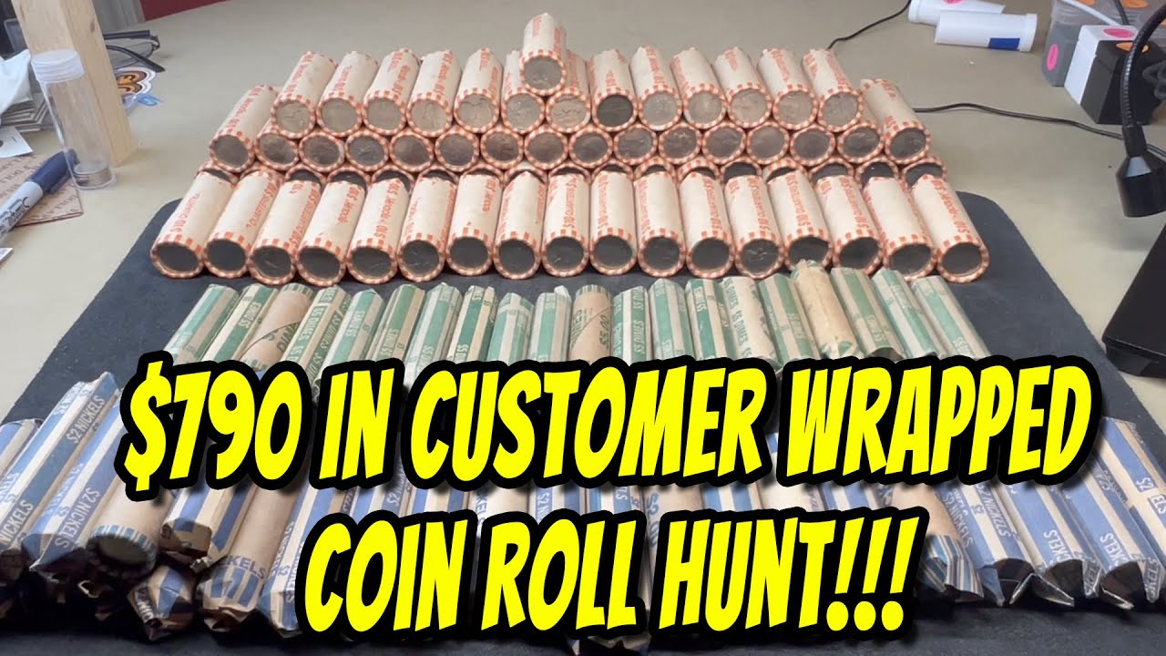 $790 Customer Wrapped Coin Roll Hunt - Silver, Errors, Ws, and More ...