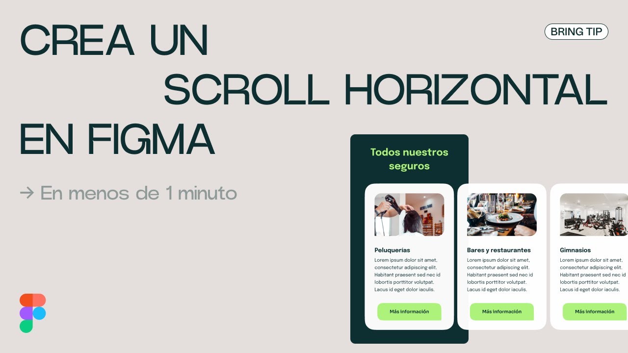 Cómo hacer Scroll Horizontal en Figma sencillo | Bring Tips - YouTube