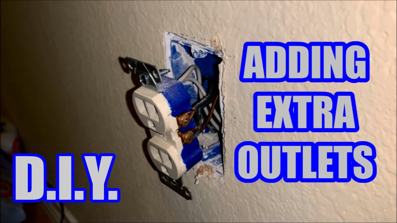 Adding Extra Outlets In The House / Garage - YouTube