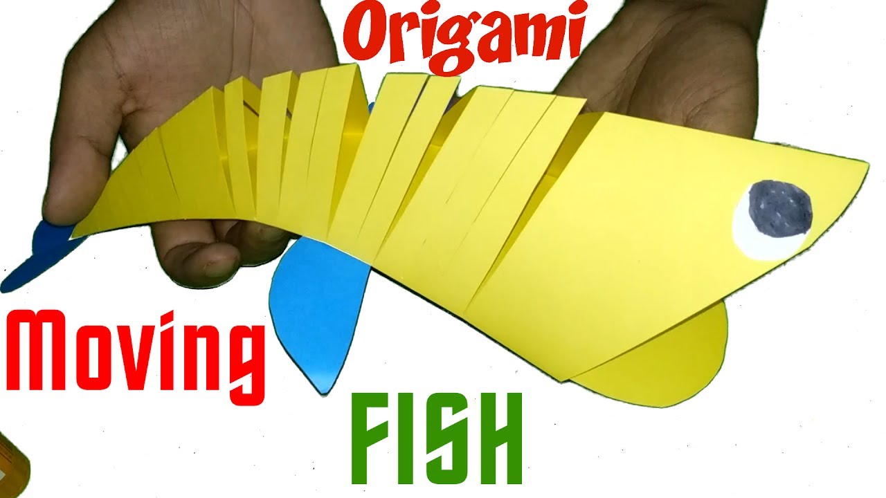Paper Fish - How To Make Paper Moving Fish Step By Step | paper fish ...
