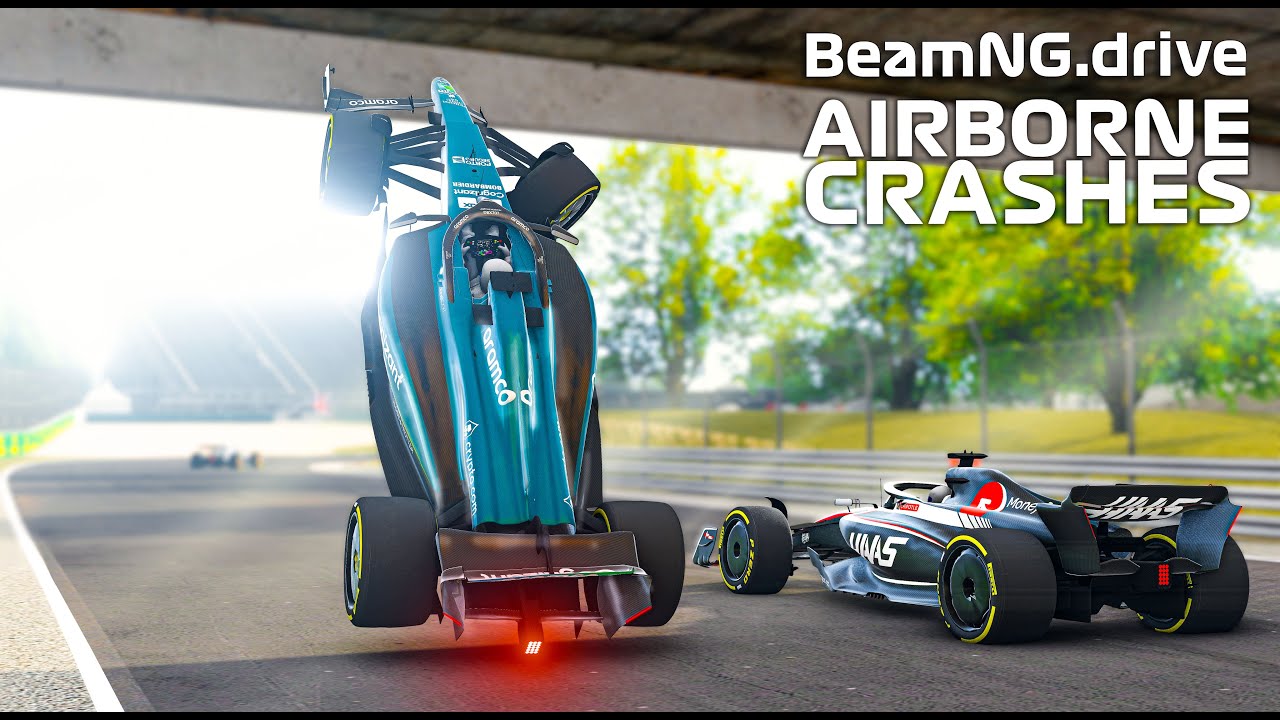 Formula Car Airborne Crashes #3 | BeamNG.drive - YouTube