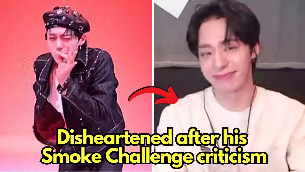 A Fourth-Generation Male Idol’s Seems Disheartened By His Smoke ...