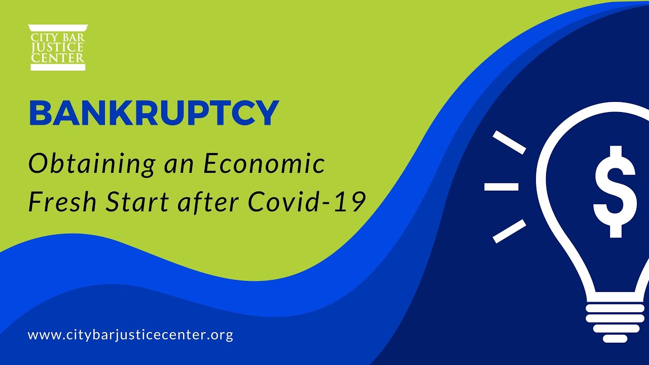 Bankruptcy: Obtaining an Economic Fresh Start after Covid-19 - YouTube