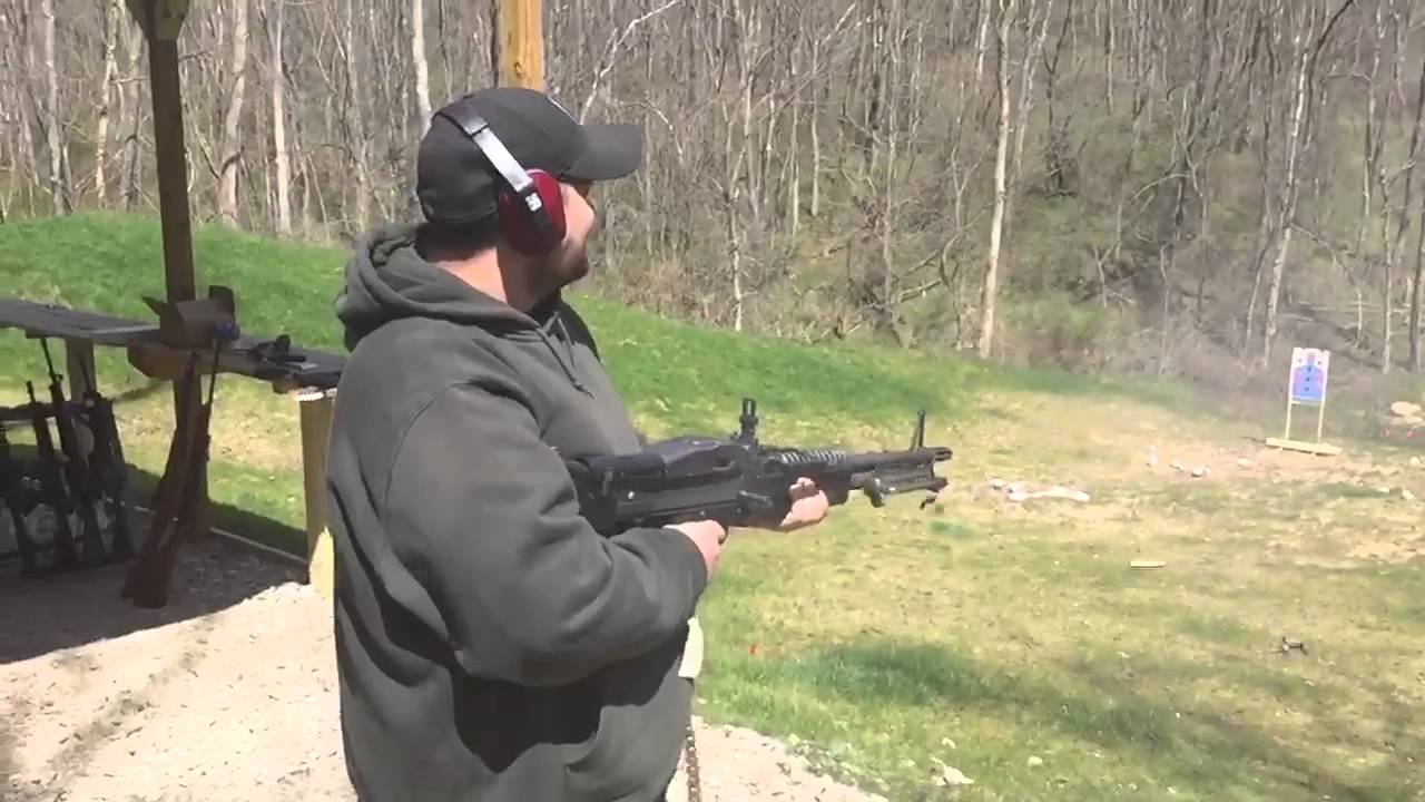 Full-Auto M60 with 100-round belt - YouTube