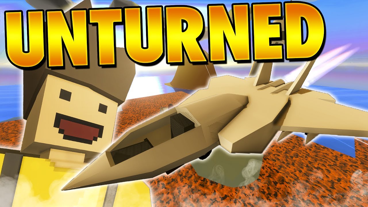 Unturned Funny Moments with Friends - FIGHTER JET ARENA!!! - YouTube