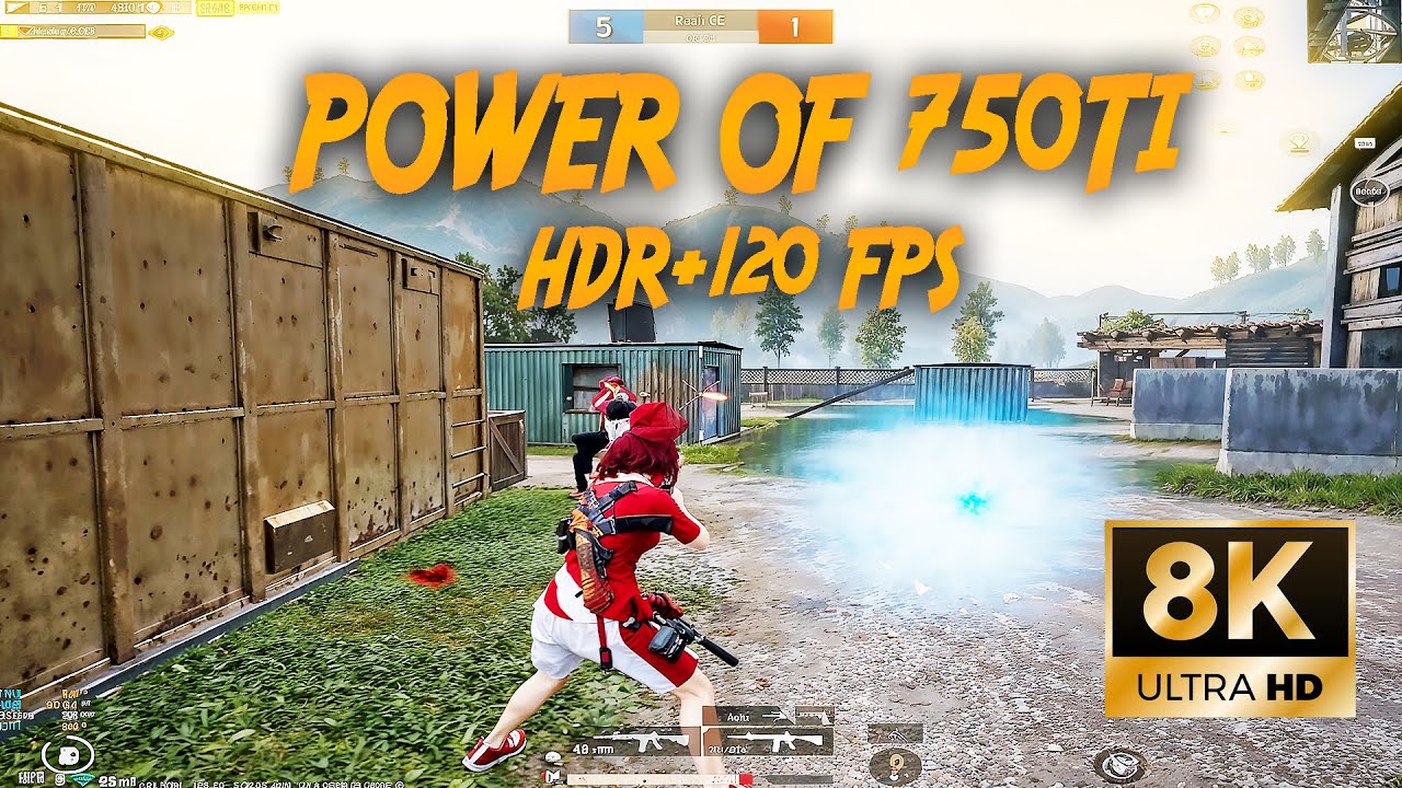 The POWER of GTX 750Ti in PUBG | HDR + 120 FPS - YouTube