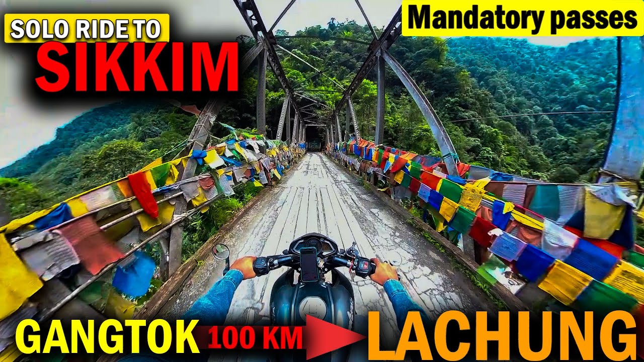 DAY 3 : GANGTOK TO LACHUNG RIDE | SIKKIM WATERFALL | CHUNGTHANG DAM ...