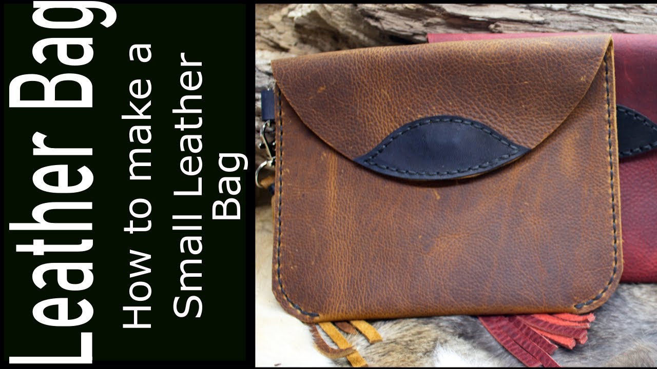 How to Make a Small Leather Pouch with FREE PDF Pattern - YouTube