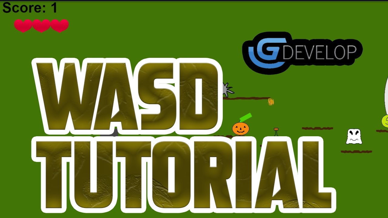 Updated Gdevelop Platformer Tutorial 15 Wasd Controls Youtube