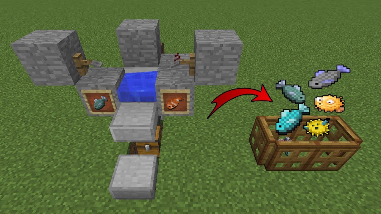 Cách FARM CÁ trong Minecraft - YouTube