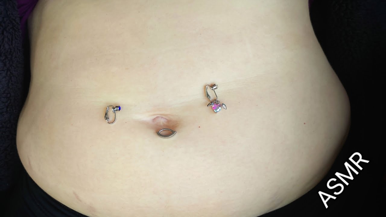 ASMR - Pick out a Belly Button Ring / Piercing with me | Stomach ...