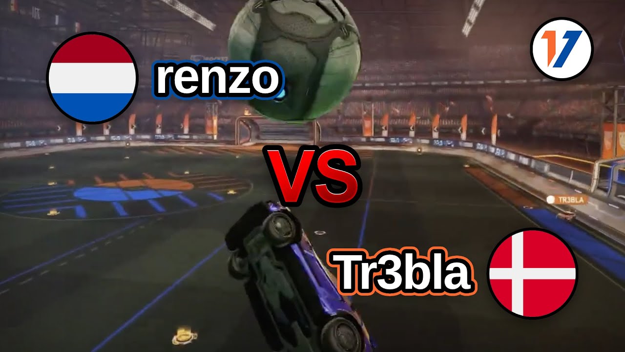 Rocket League 1v1 Showmatch: renzo vs Tr3bla | High-Level Gameplay - YouTube
