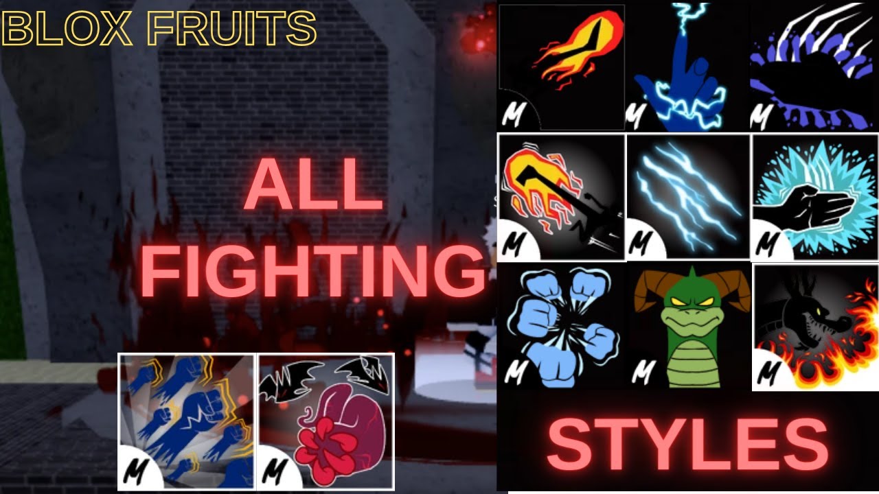Blox Fruits How To Get All Fighting Styles And Their Location - YouTube