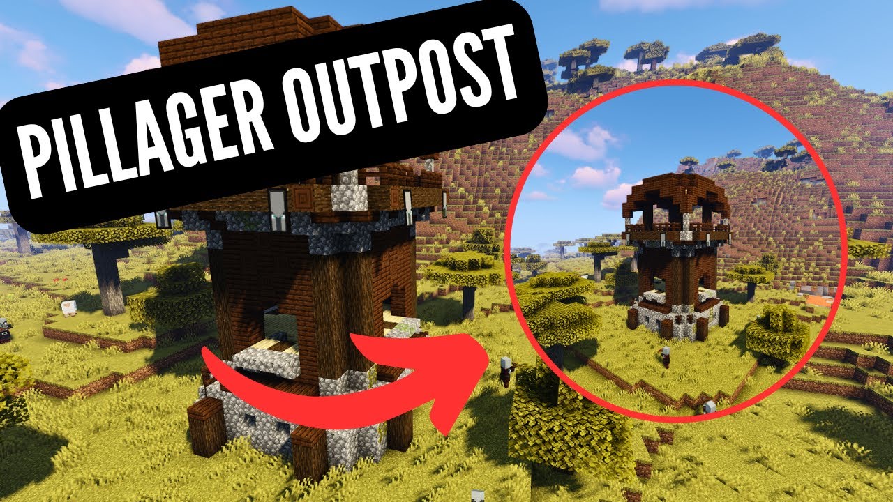 Como ACHAR POSTO AVANÇADO DOS PILLAGER (Pillager Outpost) no Minecraft ...