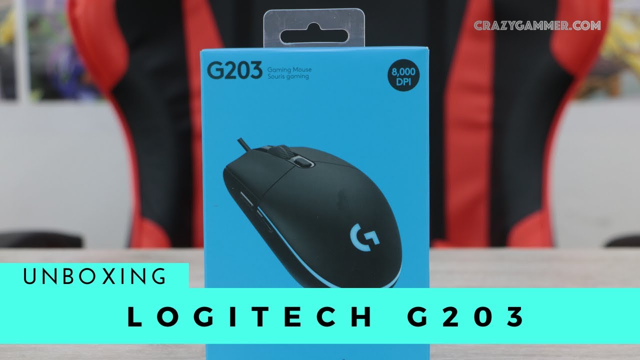 UNBOXING MOUSE GAMER LOGITECH G203 - YouTube