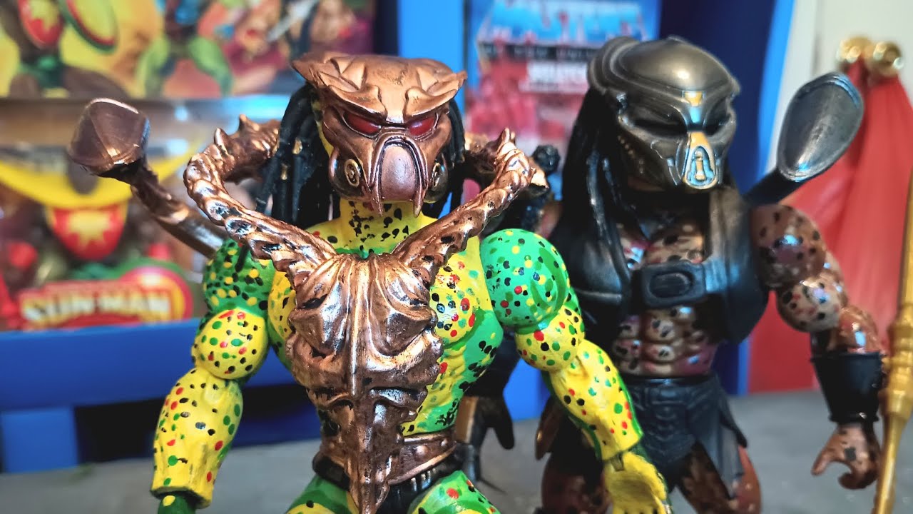 Look At How I Made Motu Origins Golden Angel Predator - YouTube