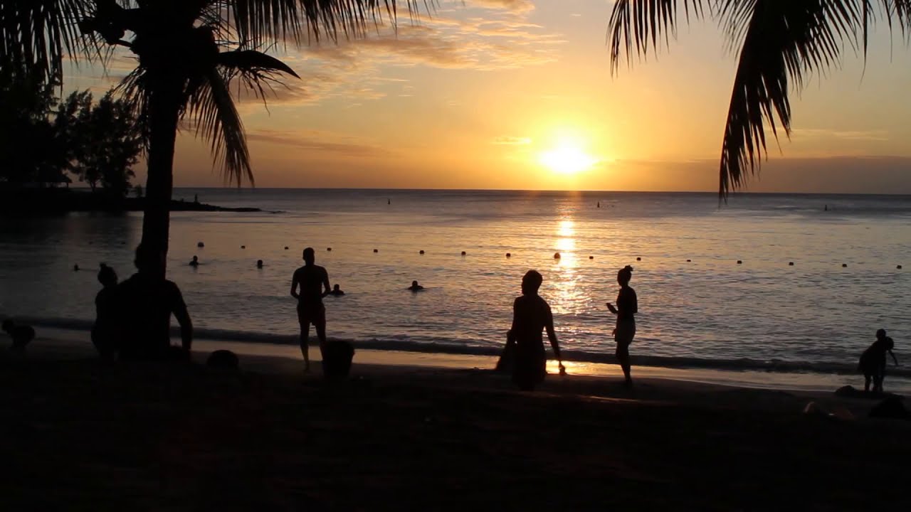 Sunset at Pereybere, Mauritius - YouTube