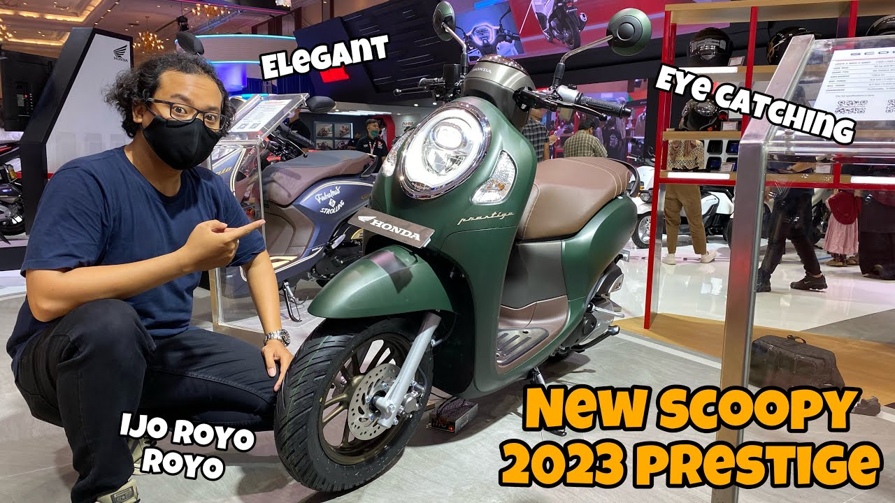 WARNA LANGKA, AUTO JADI PUSAT PERHATIAN | REVIEW NEW HONDA SCOOPY 2023 ...