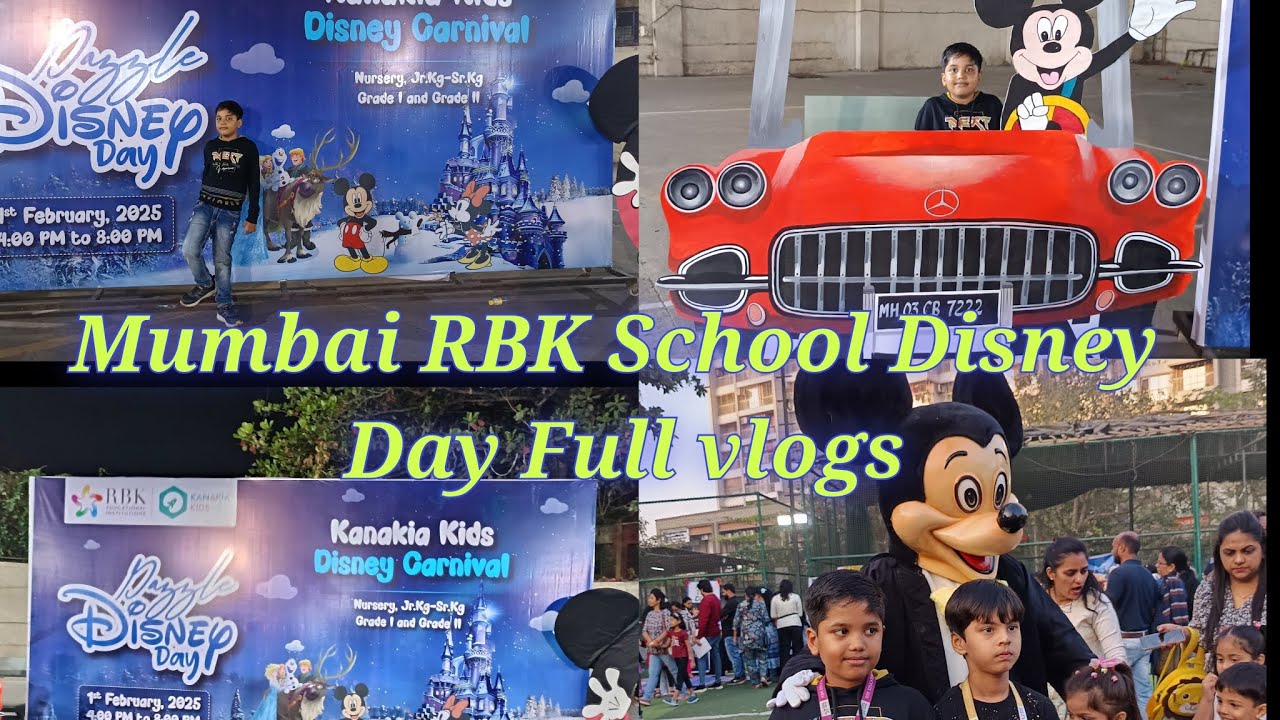 Mumbai RBK School Disney carnival #mumbai @Divyanshlifestylevlogs #rbk ...