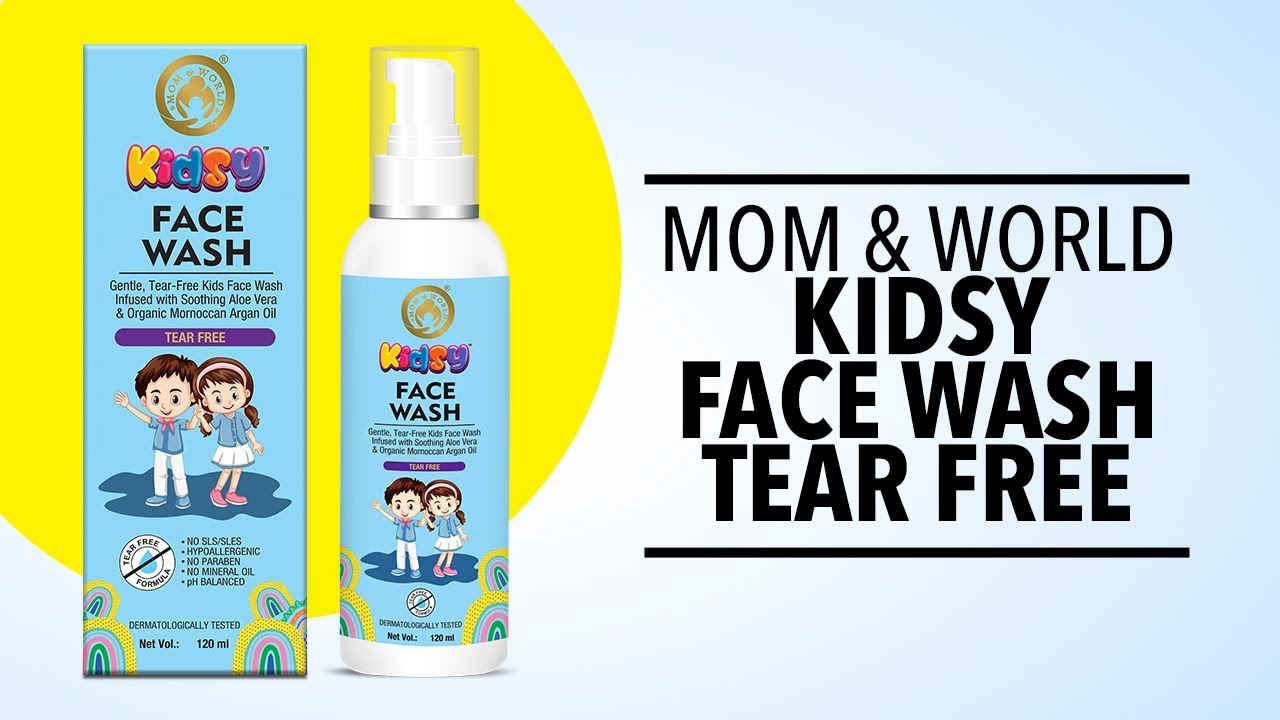 Mom & World Kidsy Face Wash | 120ml | No SLS or Paraben | Tear Free ...