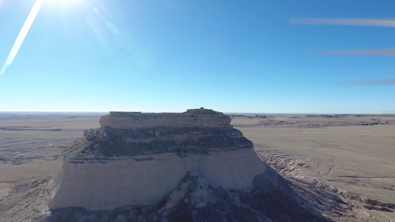 Phantom 4 Footage - Pawnee Buttes located in Keota, Colorado 2-1-19 ...