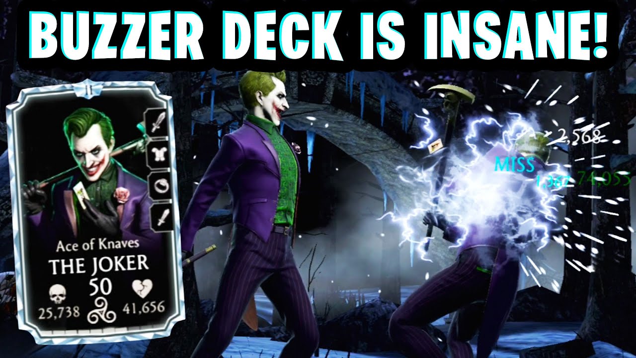 MK Mobile! Ace of Knaves Joker is Actually INSANE! Buzzer Deck Should ...