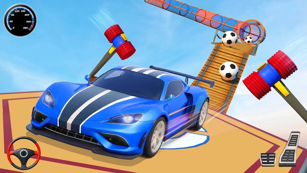 Ramp Car Racing 3D - Car Jumping Games - Car Stunts KJBH Simulator ...