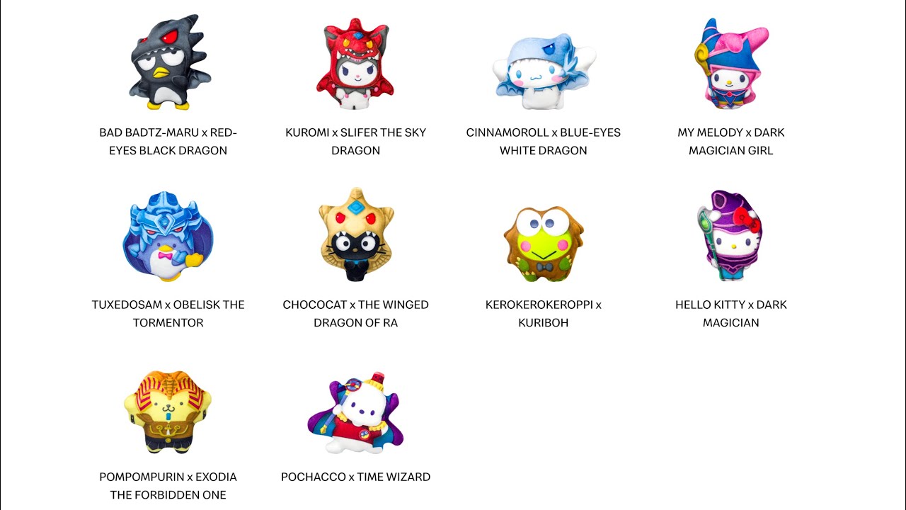 Hello Kitty X Yu-Gi-Oh McDonald's Craziest Happy Meal Collab of All ...