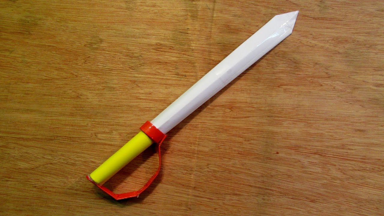 How to Make a Paper Toy Latil Sword - YouTube