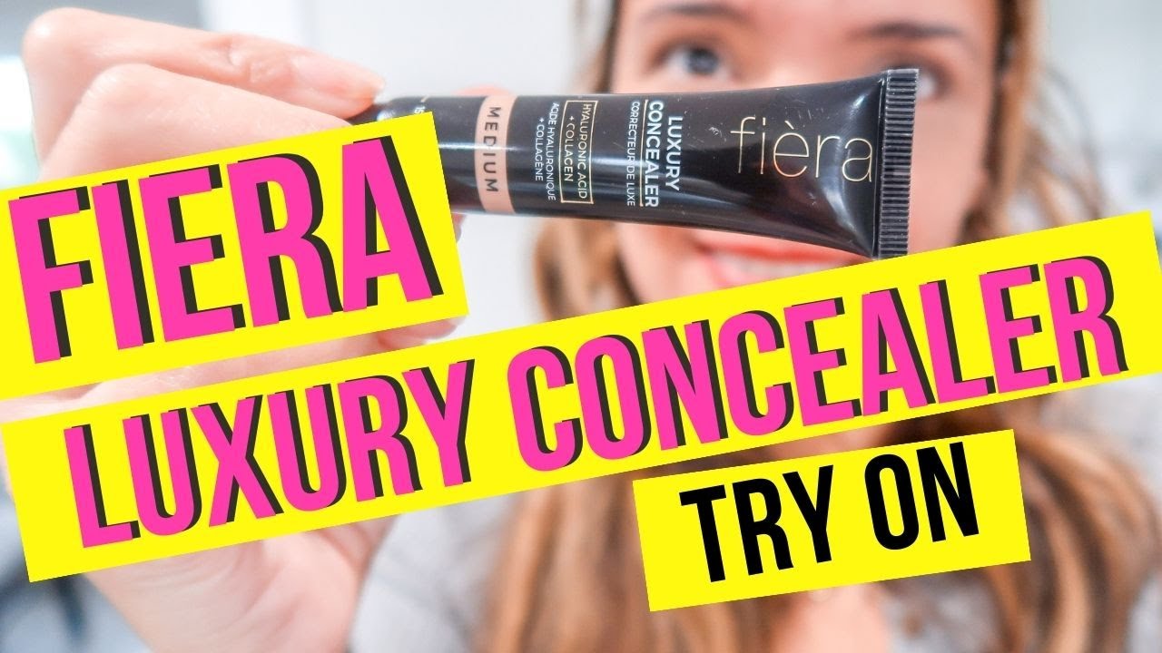 FIERA LUXURY CONCEALER (COLOR MEDIUM) REVIEW | MAKEUP OVER 40 #fiera # ...