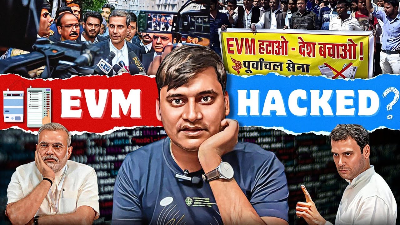 EVM Hacking Explained | Can EVM Machine be Hacked? EVM Protest in Delhi ...