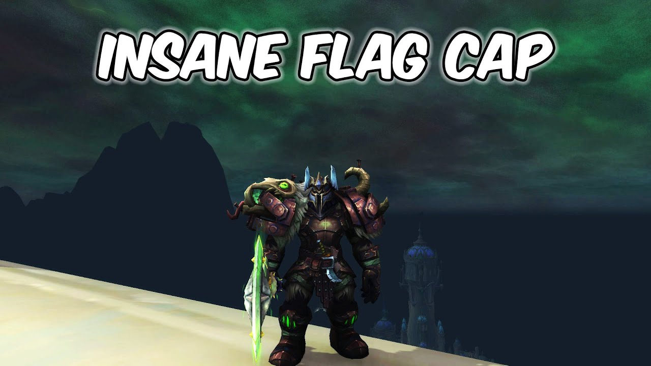 INSANE FLAG CAP - Arms Warrior PvP - WoW Shadowlands 9.0.2 - YouTube