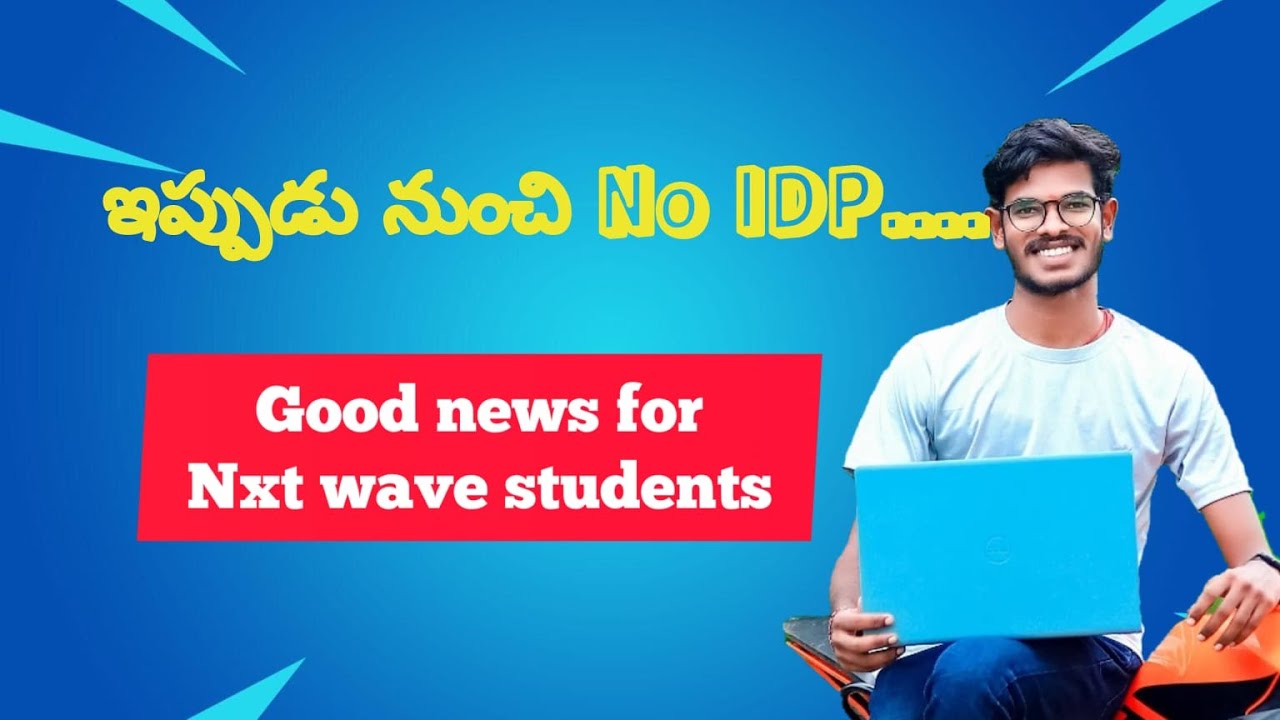 Good news for nxt wave students - YouTube