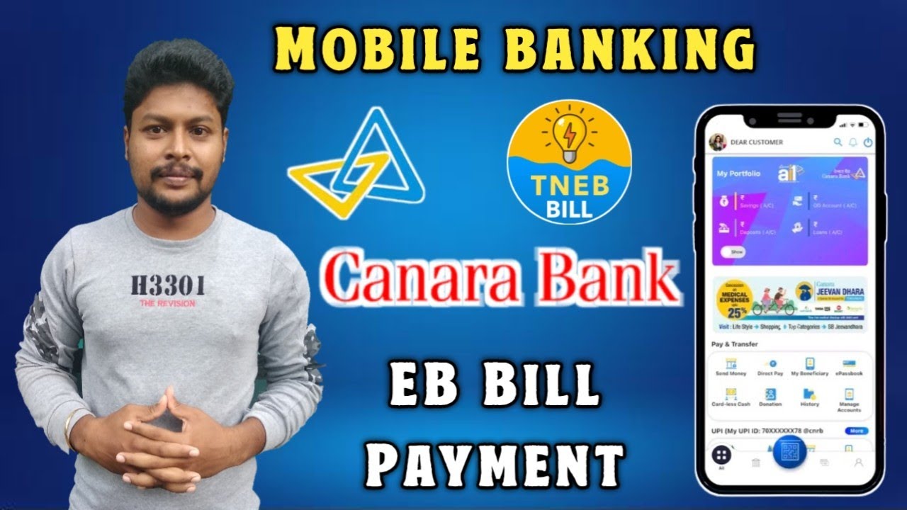 EB Bill Payment in Canara Bank Mobile Banking Tamil | EB Bill Payment ...