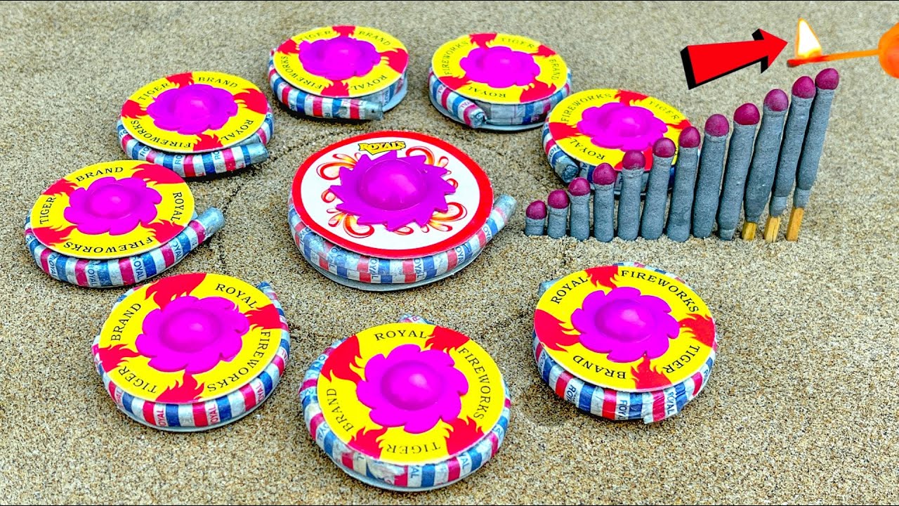 Lots Of Diwali Ground Chakkar Vs Big Ground Chakkar Vs Matchstick Chain ...