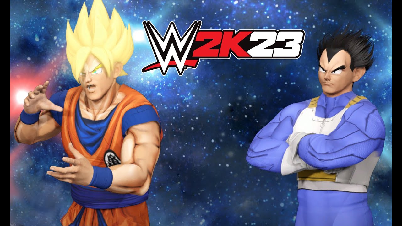 WWE 2K23 GOKU VS VEGETA - YouTube