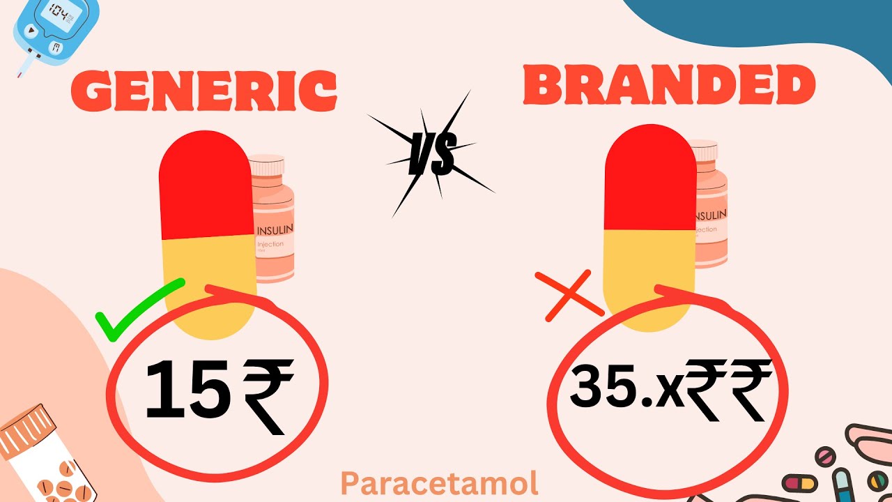 Comparative Analysis of Generic💊 and Branded 💼 Drugs in India,भारत में ...