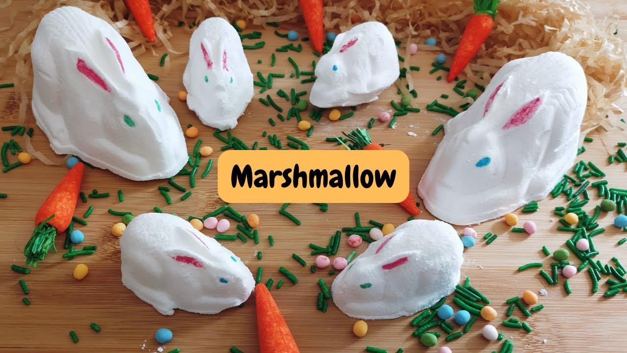 HOMEMADE Marshmallow Recipe | flavour filled Squishy marshmallow - YouTube