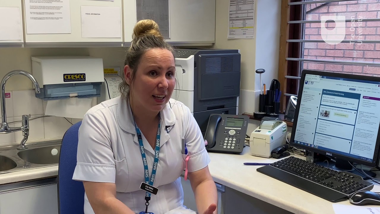 Lisa shares her thoughts on the Nursing programme at the OU - YouTube
