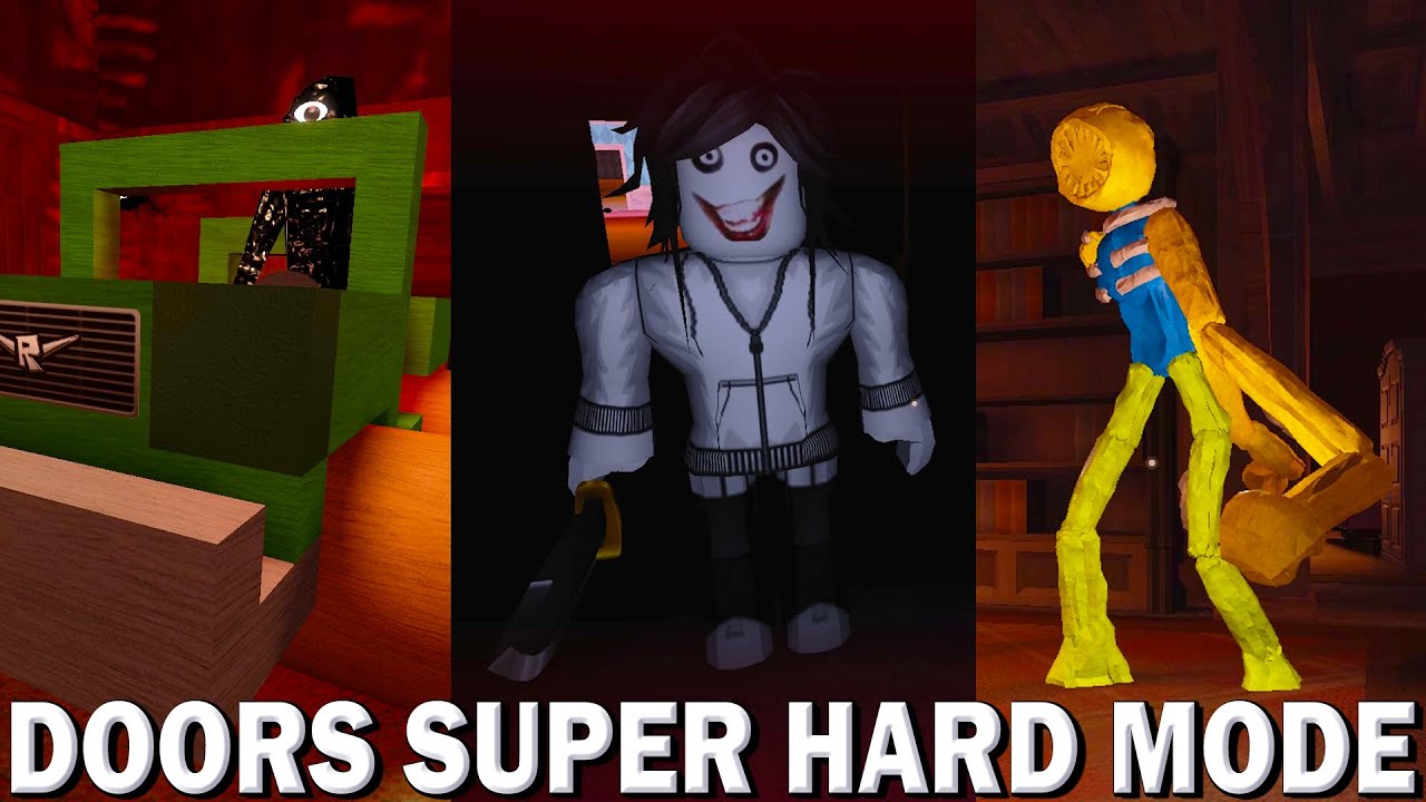 เล่น DOORS SUPER HARD MODE อัพเดทใหม่ผีเพียบ!!! - YouTube