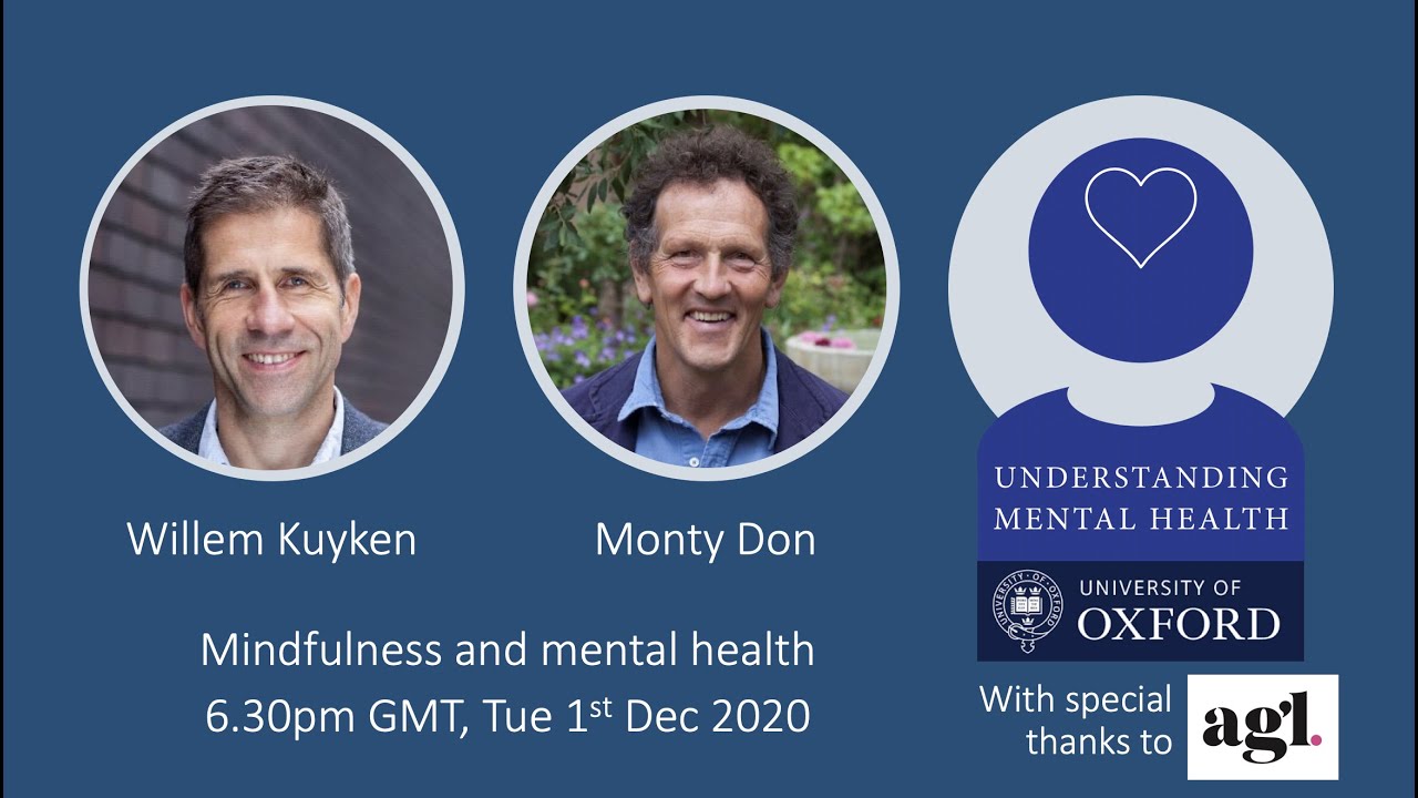 Mindfulness, mental health and gardening: Prof Willem Kuyken in ...