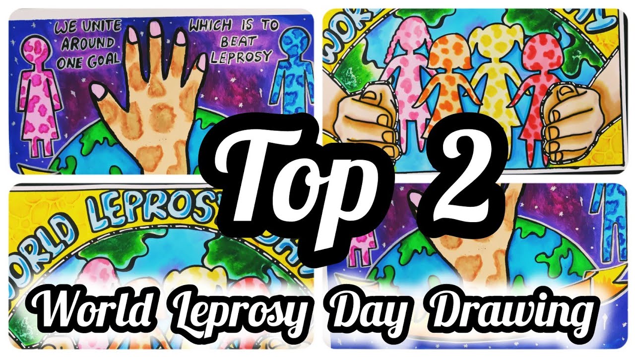 World Leprosy Day Drawing/ Leprosy Awareness Poster/ Health Awareness ...