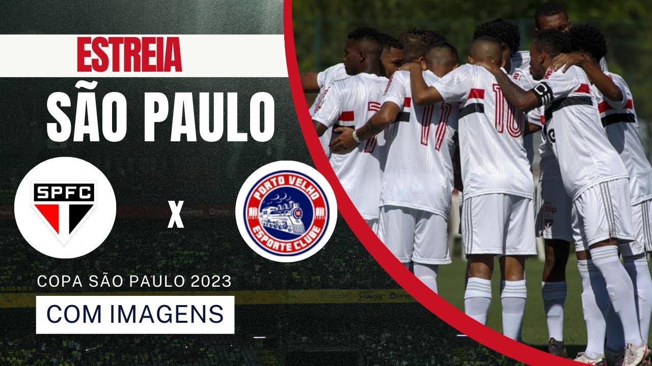 Estreia do São Paulo na Copa São Paulo (AO VIVO) - YouTube