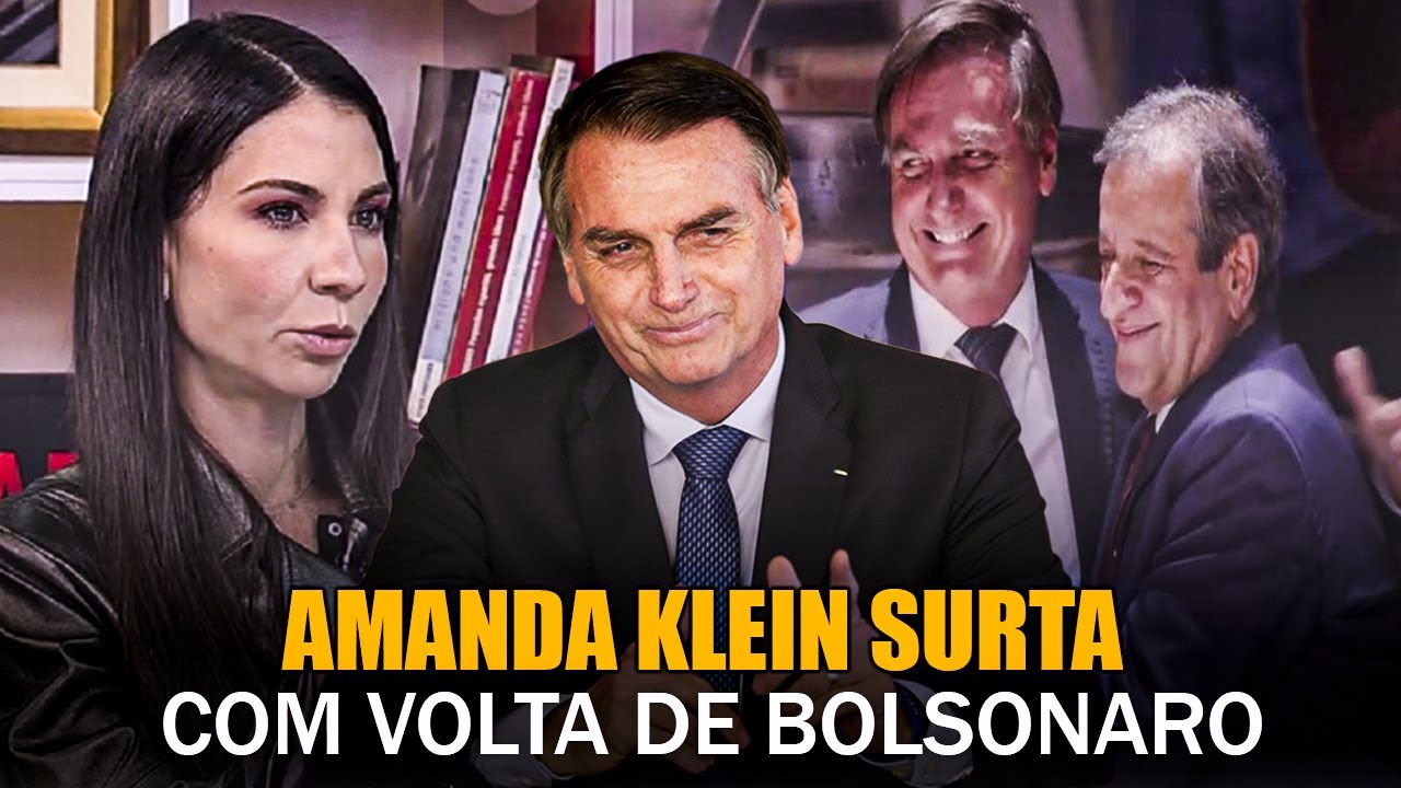 AMANDA KLEIN SURTA COM CARTA BRANCA DO PL PARA BOLSONARO E TOMA LAPADA QUE FICA DE CARA TORTA ...