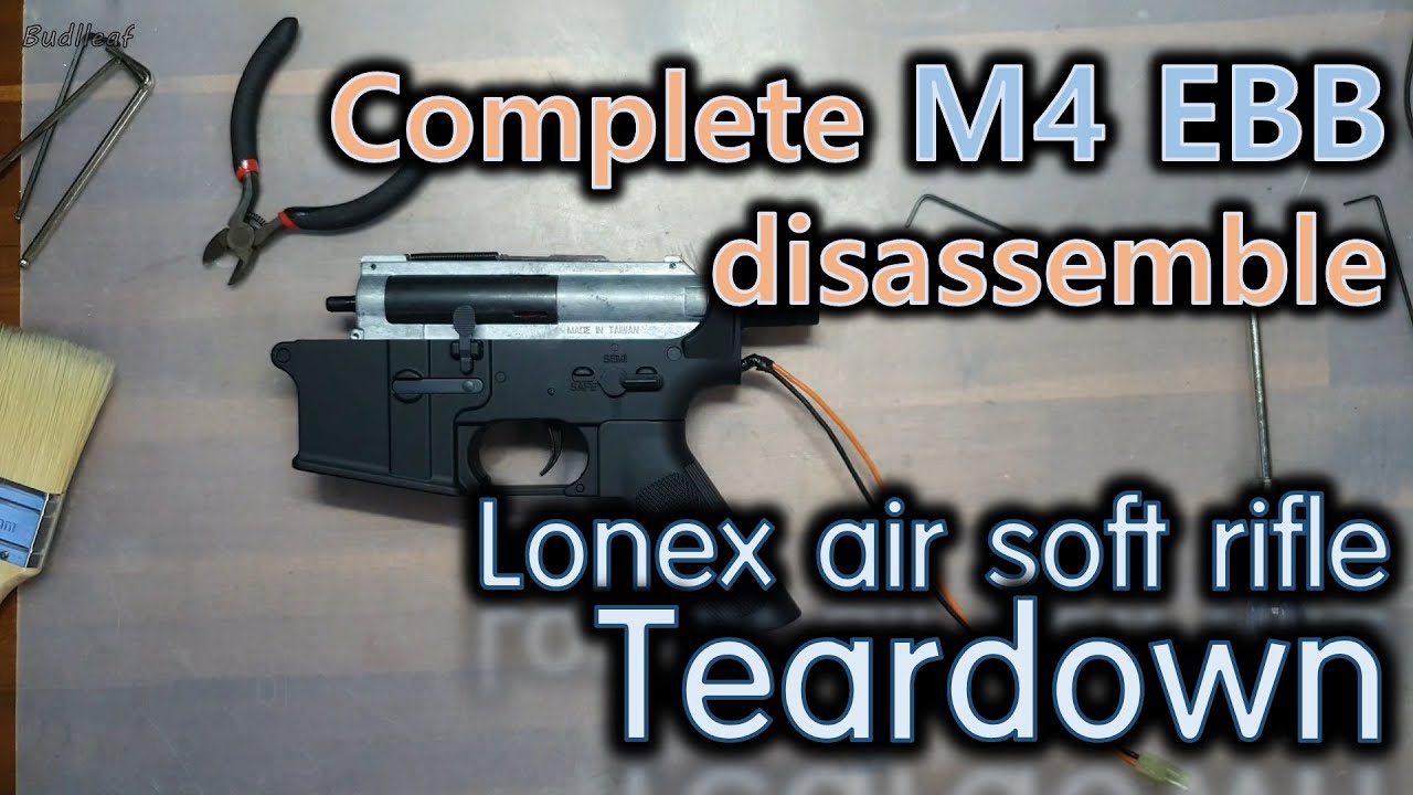 M4 전동건 완전분해 후 재조립은 이 영상으로 끝@!/ M4, L4, 416 Teardown Disassemble - YouTube