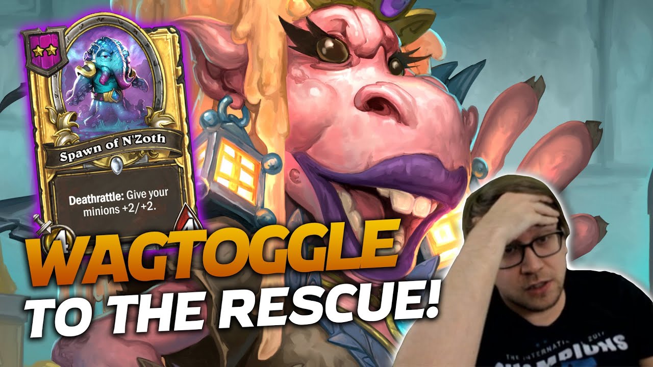 Wagtoggle to the Rescue! | Hearthstone Battlegrounds | Savjz - YouTube
