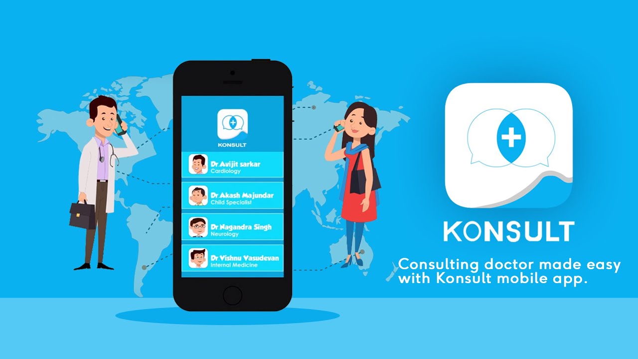 Konsult I App Explainer I Online Doctors - YouTube
